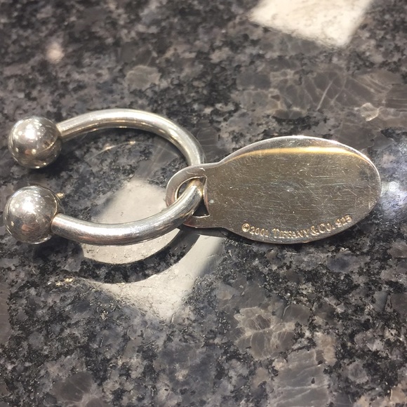 Tiffany & Co. | Other | Tiffany Co Key Ring With Oval Tag | Poshmark